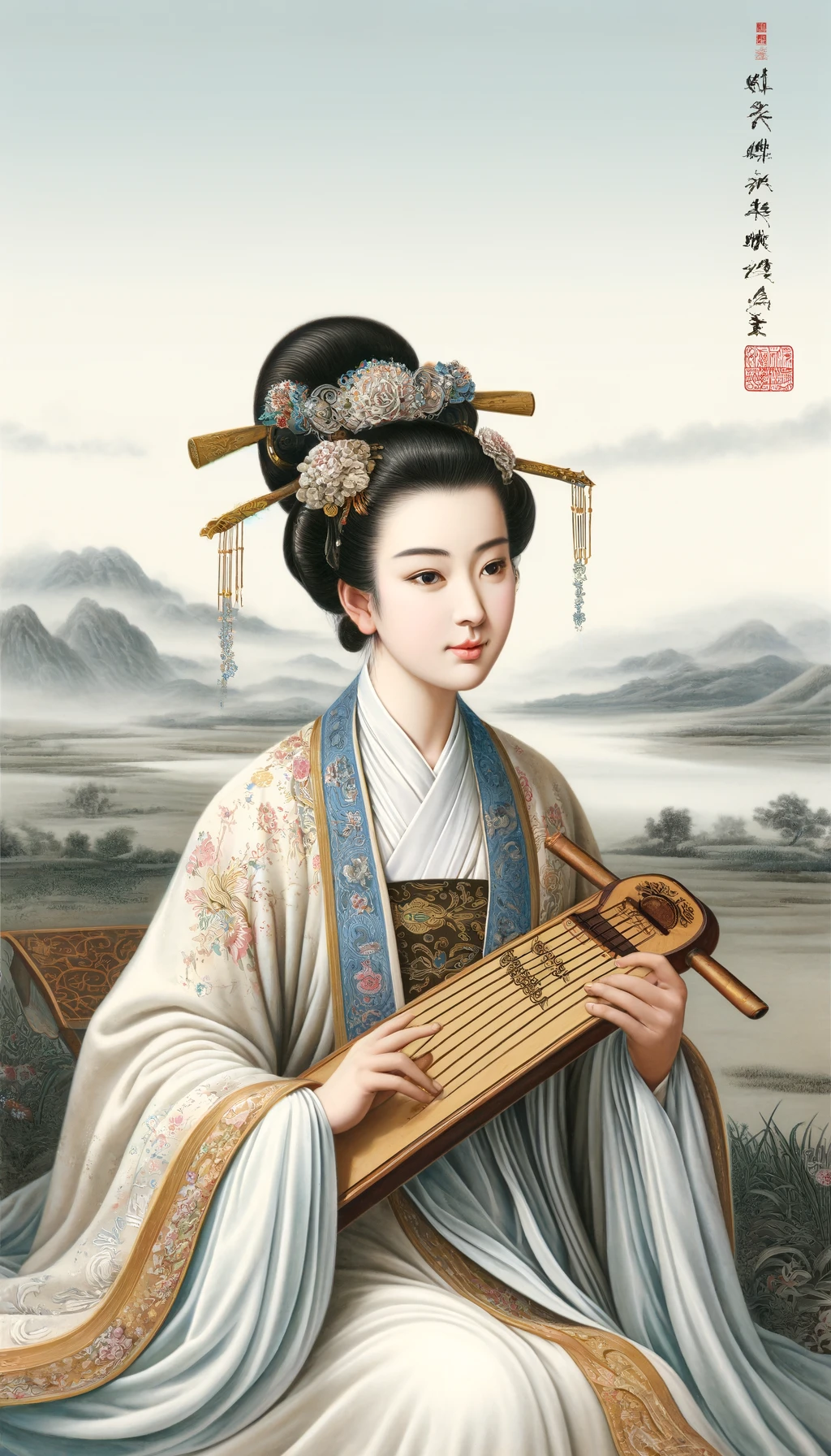DALL·E-2024-06-02-22.12.02-A-portrait-of-Cai-Wenji-a-famous-Chinese ...